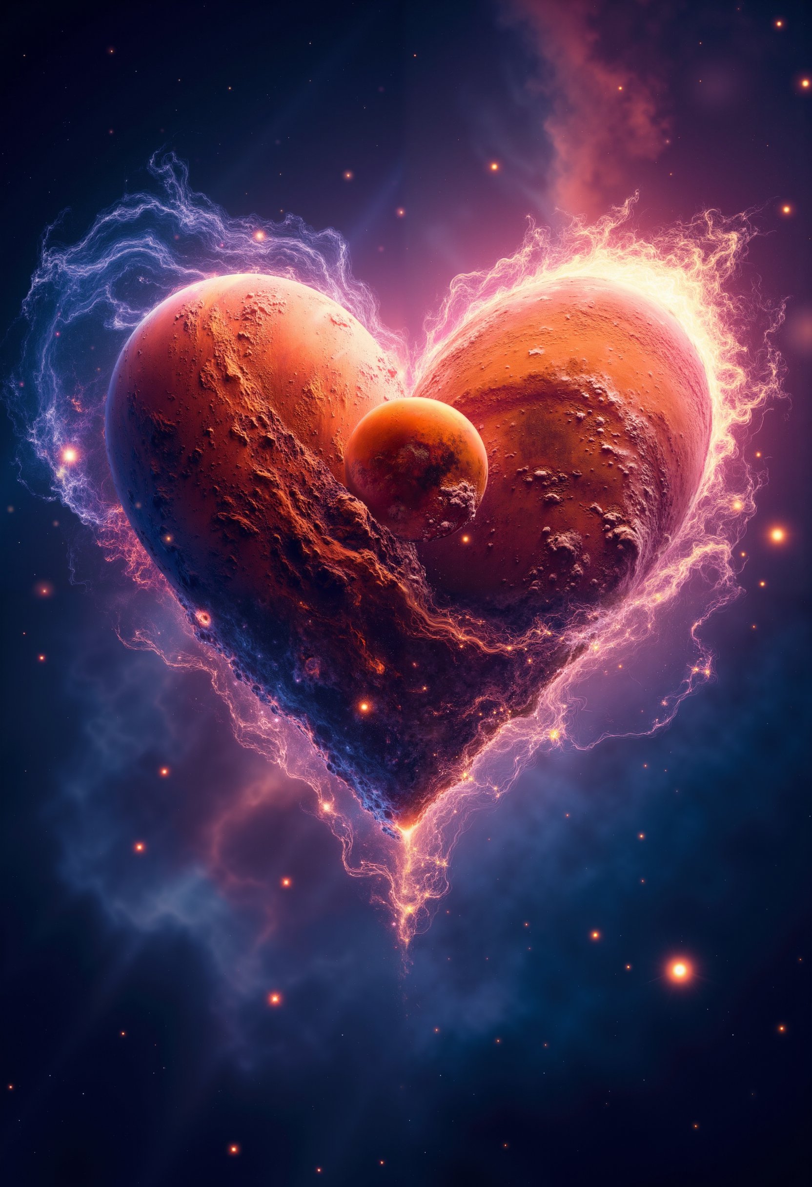From space with love | image created by Mikl_Art_1313 | Tensor.Art
