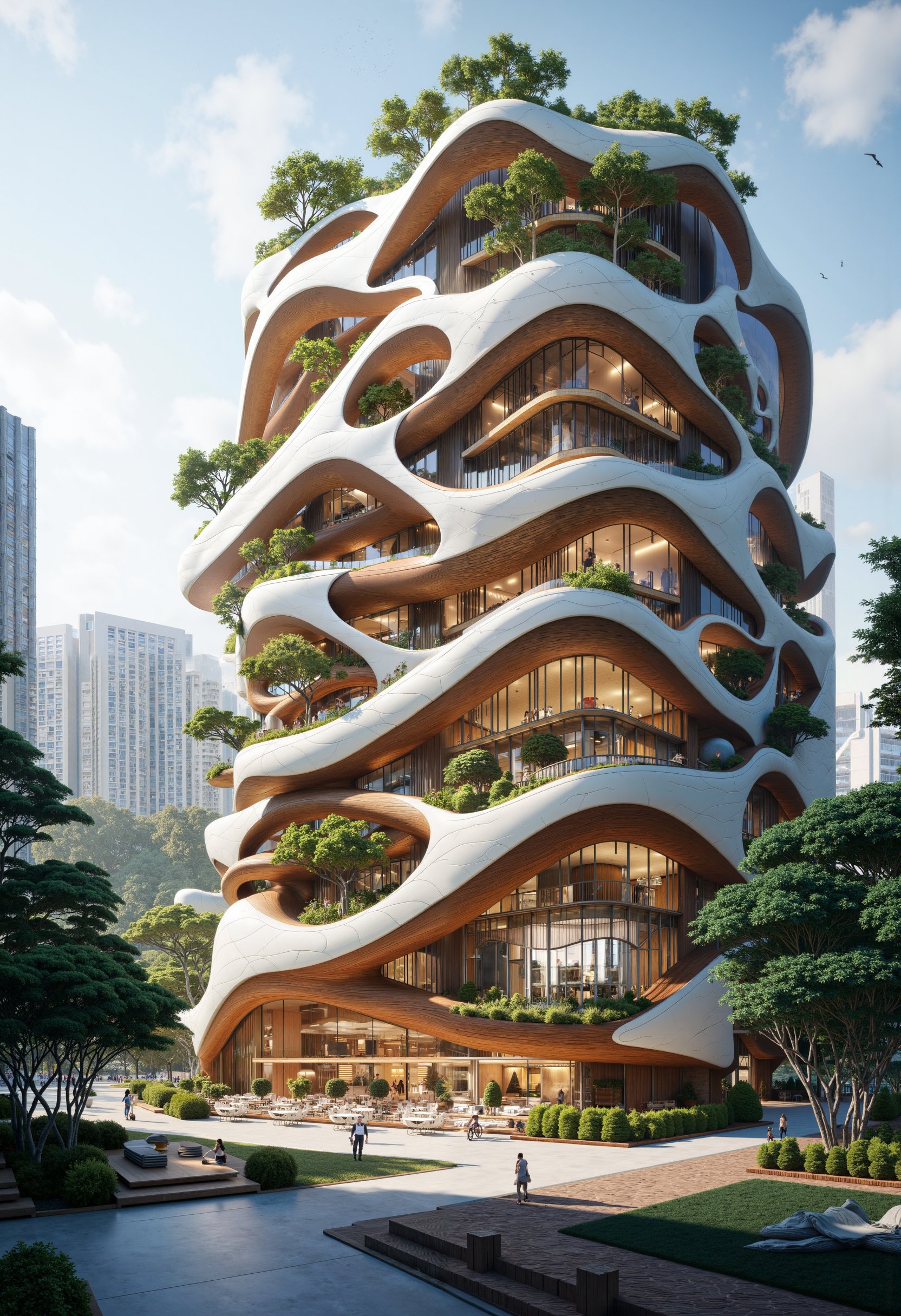 Future building | image created by Mikl_Art_1313 | Tensor.Art