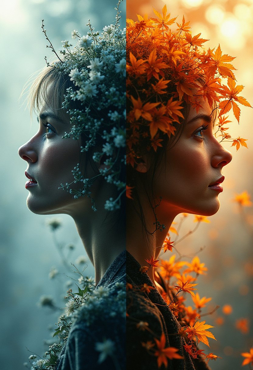 Seasons | image created by Mikl_Art_1313 | Tensor.Art