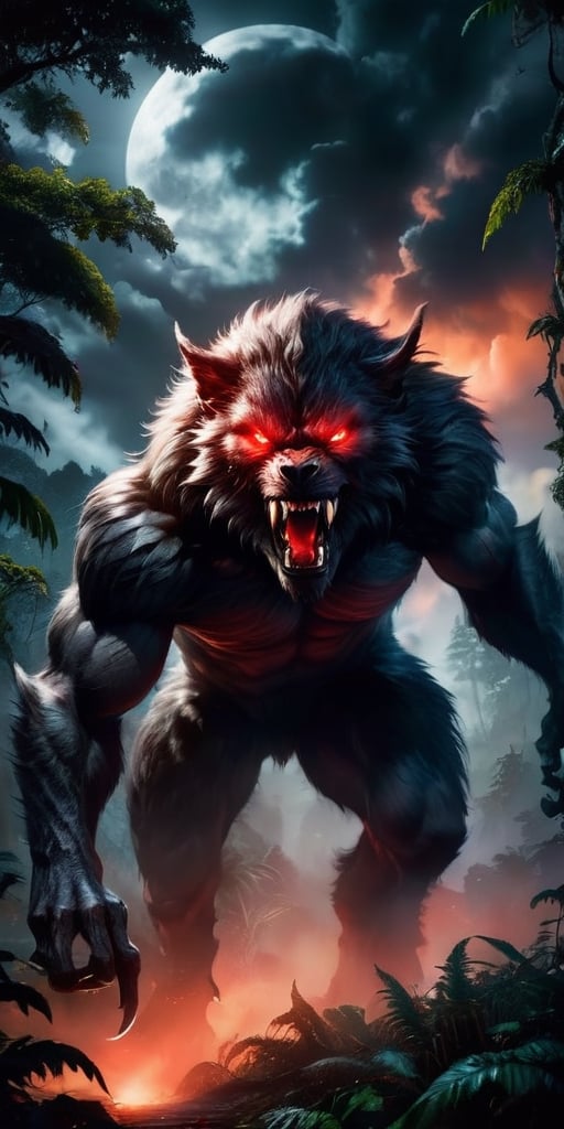 Werewolf | image created by wolf24 | Tensor.Art