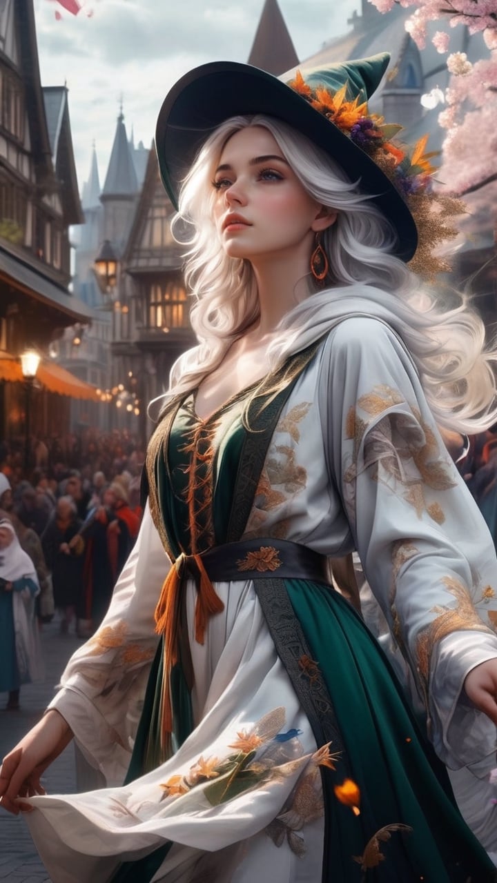 A mystical witch performing aw | image created by Aoi | Tensor.Art