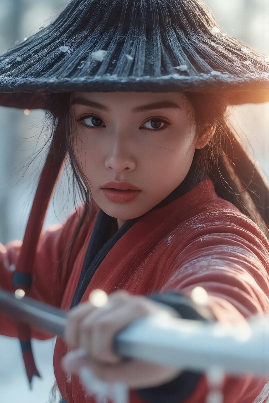 Create a dynamic close-up port | image created by QKAI | Tensor.Art