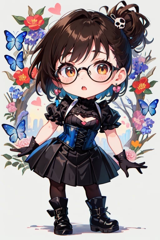 I remade this cute chibi goth | image created by Alternative goth ...