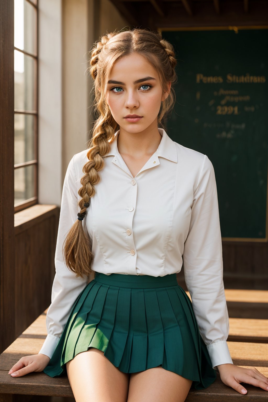 In a prestigious private schoo | image created by Joshua-Wolfing ...