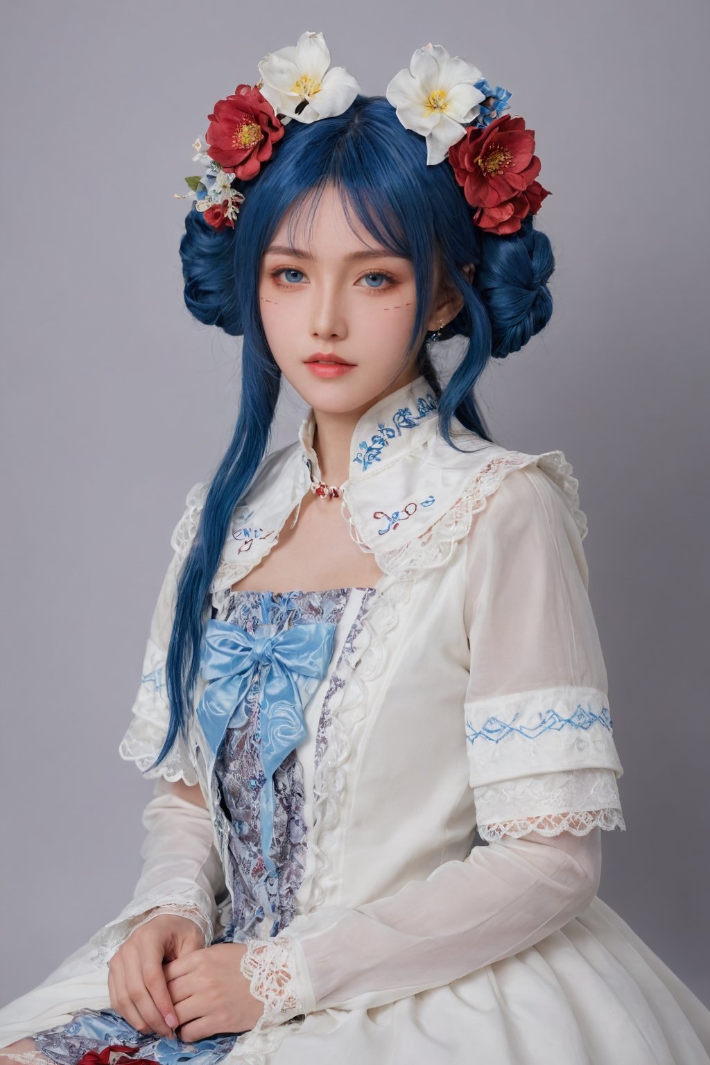 hubggirl, Pure white long Pigt | image created by 🥳 | Tensor.Art