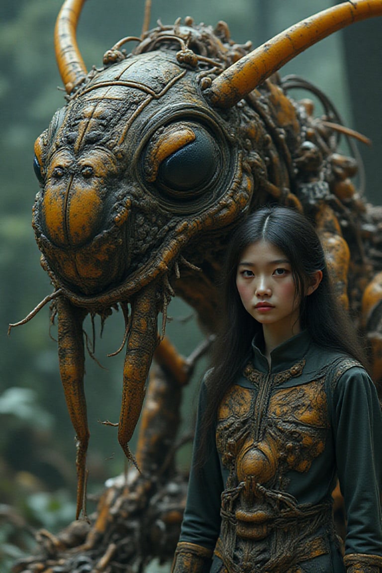young woman stands proudly, d | image created by Denmas Bedigoel ...