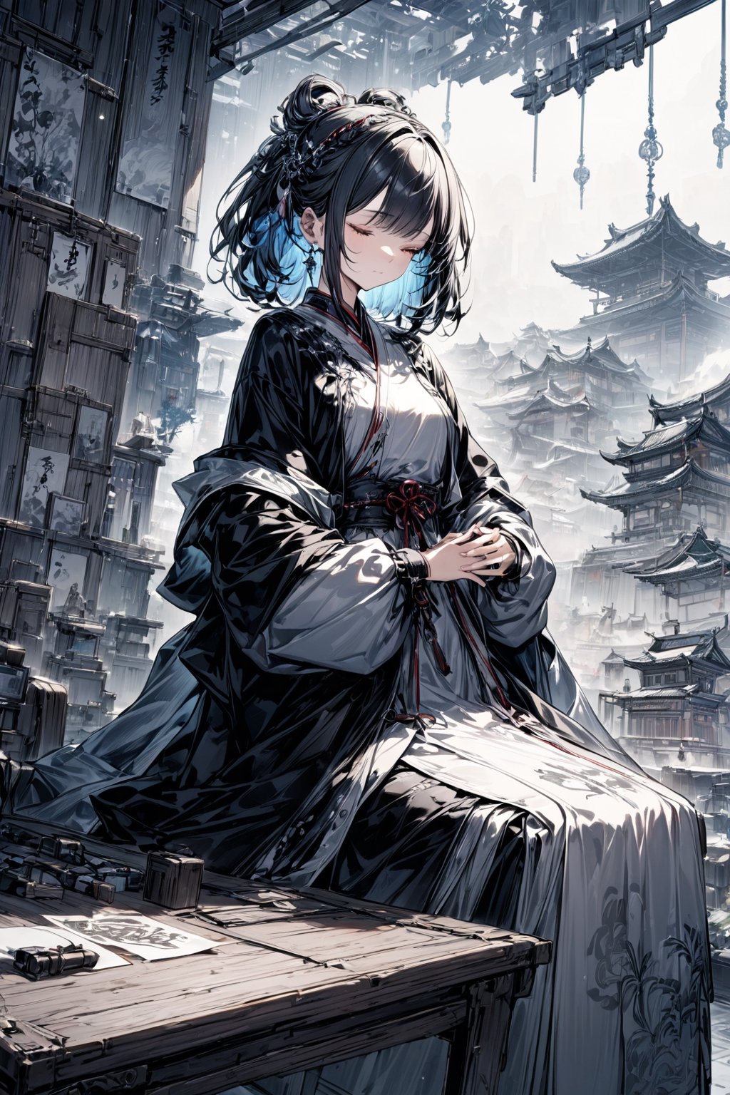 a beautifully drawn (((sumi-e | image created by 三奏 | Tensor.Art