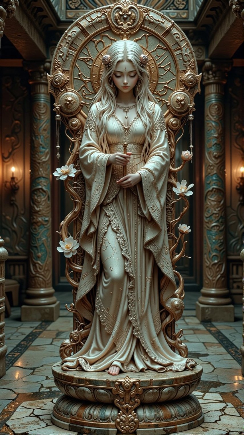 goddess statue | image created by user_kk5566 | Tensor.Art