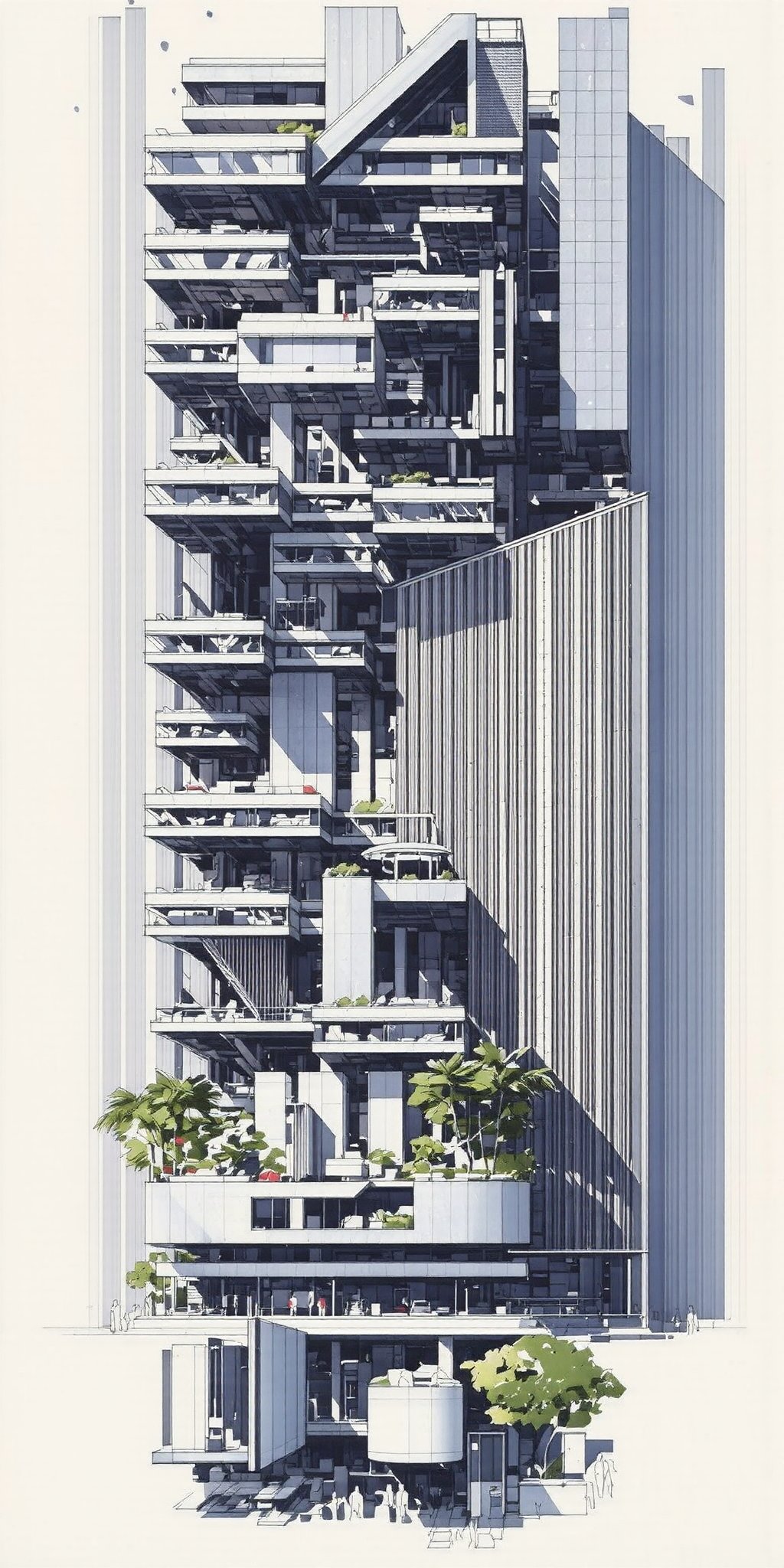 a painting of A Landmark Archi | image created by zoya | Tensor.Art