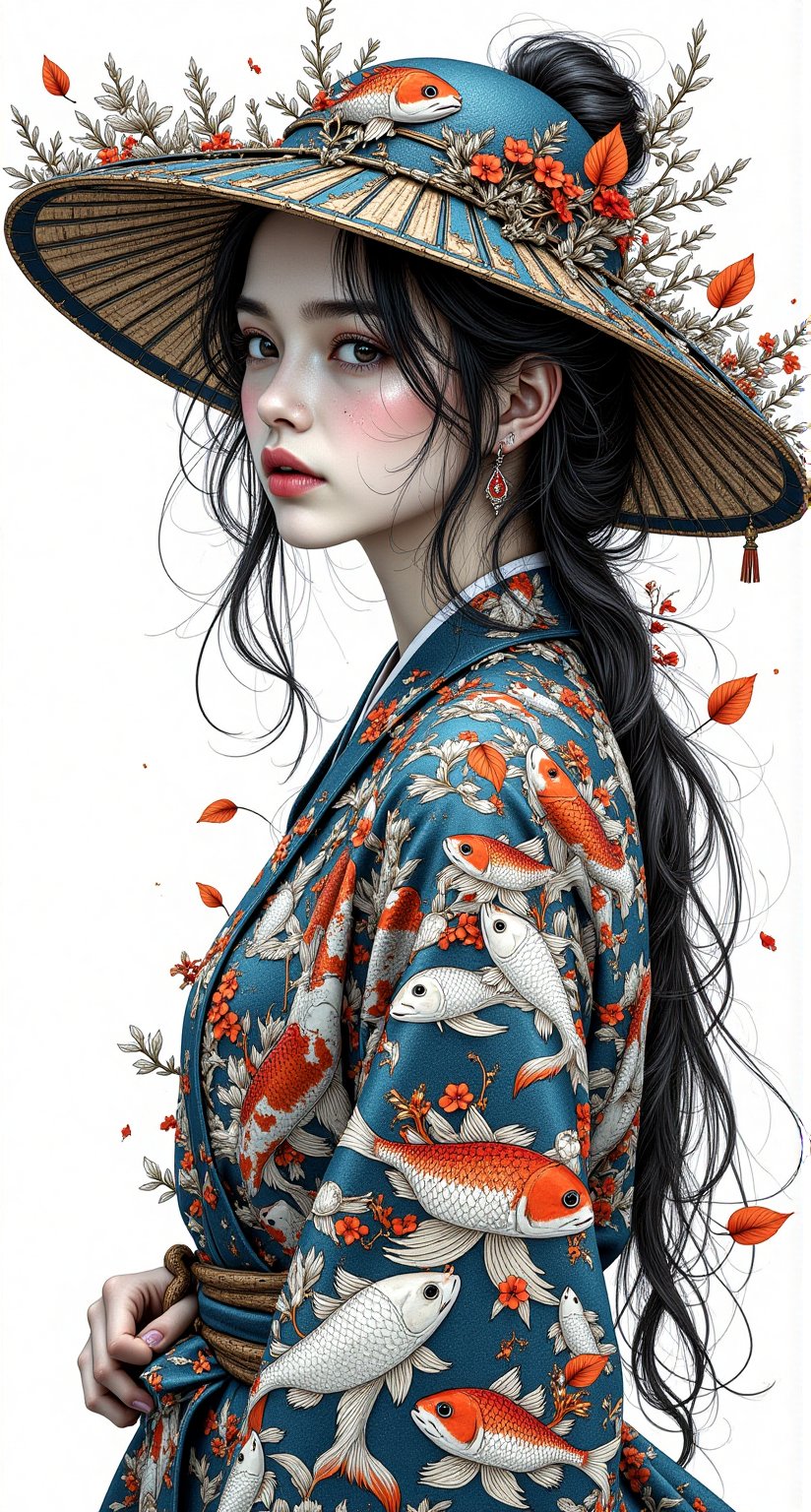 bits of color, futuristic han | image created by Medlinyelle | Tensor.Art