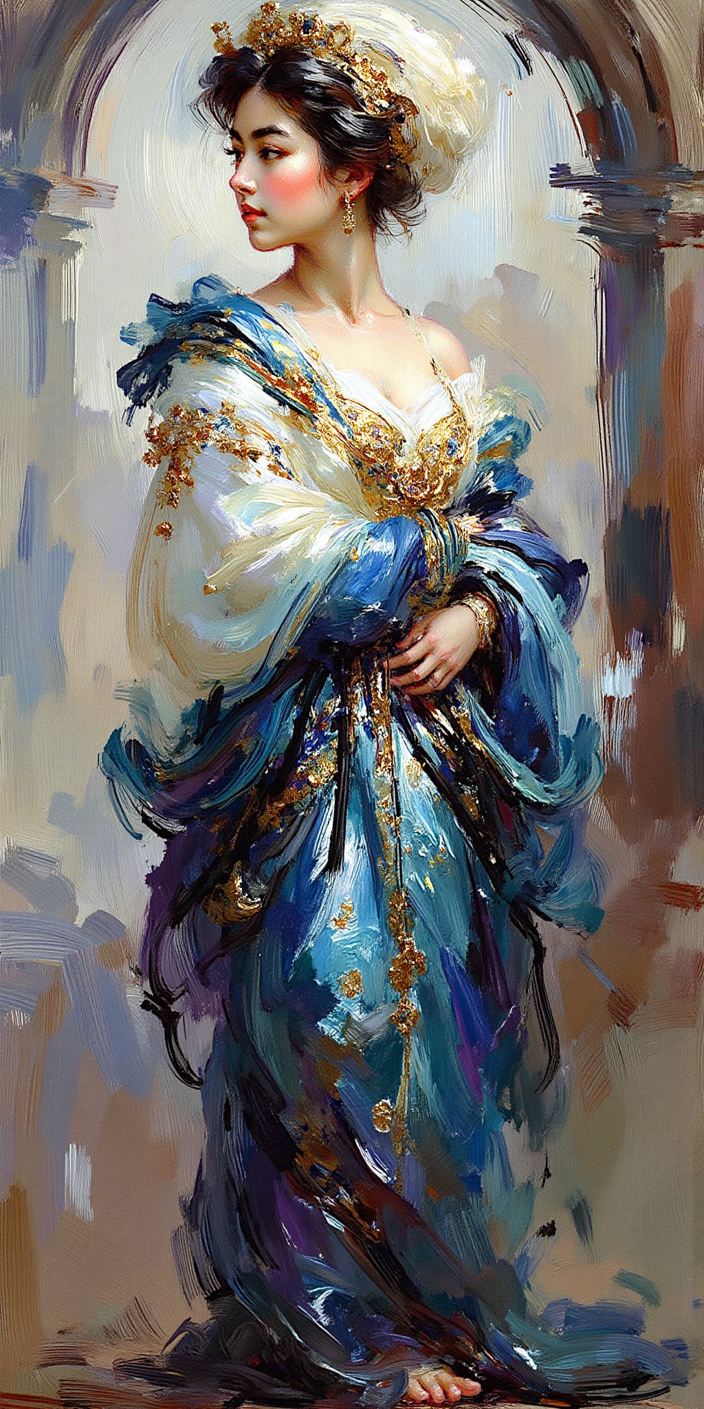 (fantasy art, oil painting, be | image created by Medlinyelle | Tensor.Art