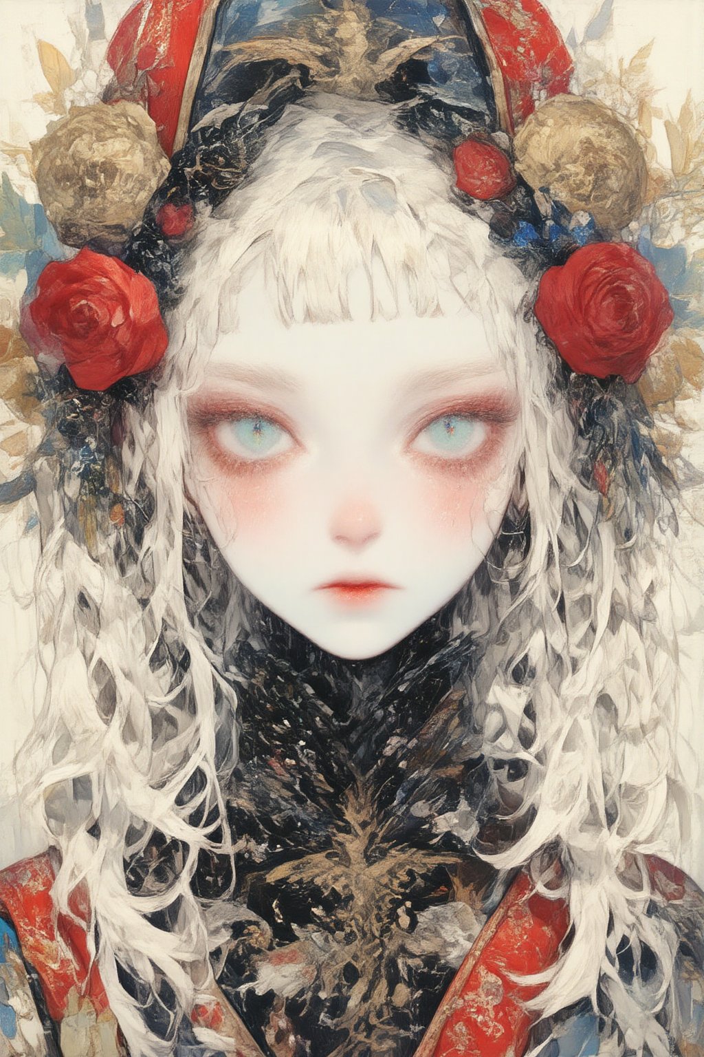 A albino girl of Scandinavian | image created by Medlinyelle | Tensor.Art