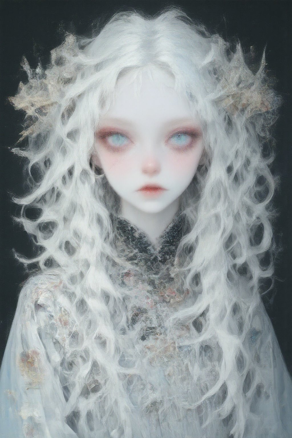 A albino girl of Scandinavian | image created by Medlinyelle | Tensor.Art