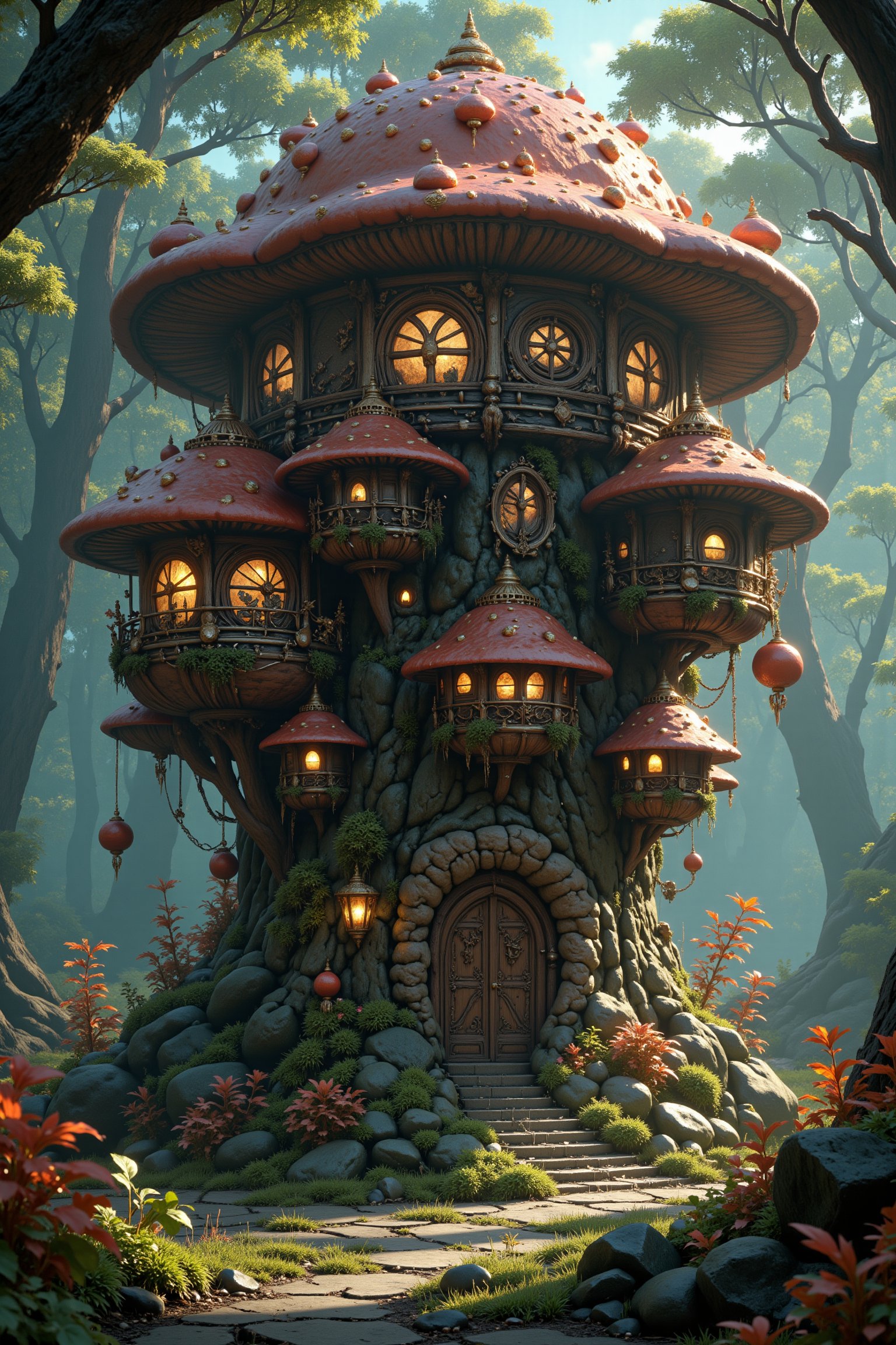 create an awesome mushroom tre | image created by Gypsy-Rose NZ ...