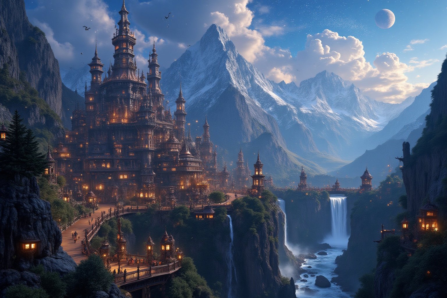 A photorealistic steampunk sce | image created by Slime | Tensor.Art