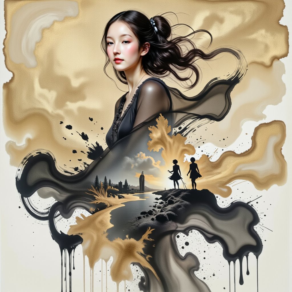 Surreal digital illustration p | image created by Asa CHEN | Tensor.Art