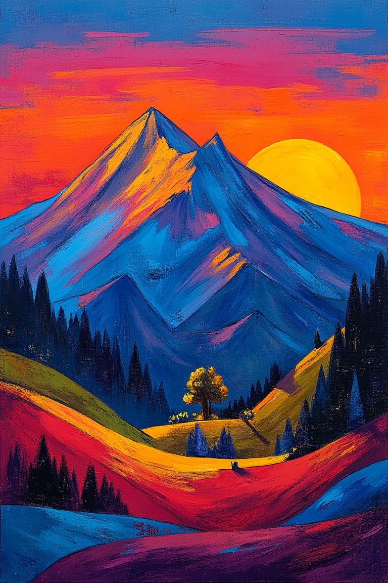 "In the style of David Hockney | image created by Civet154 | Tensor.Art