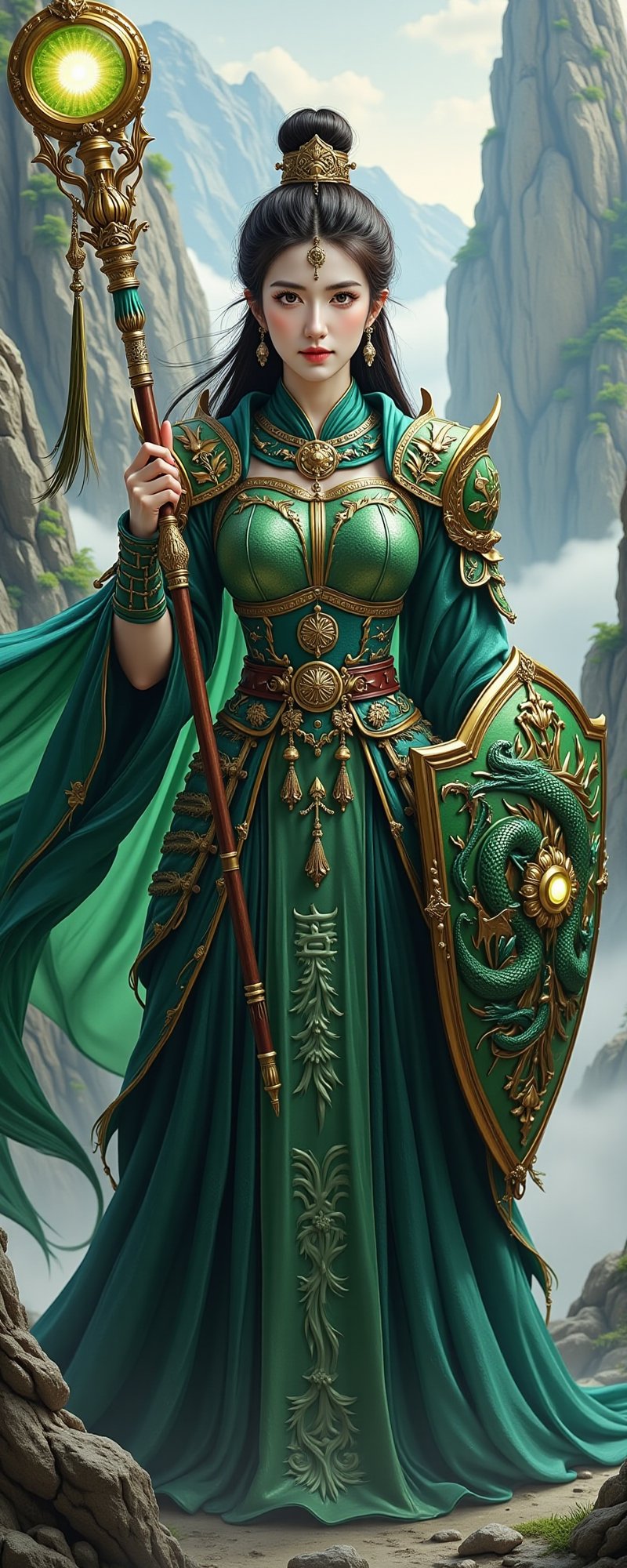 A regal digital painting of Li | image created by Yuzen | Tensor.Art