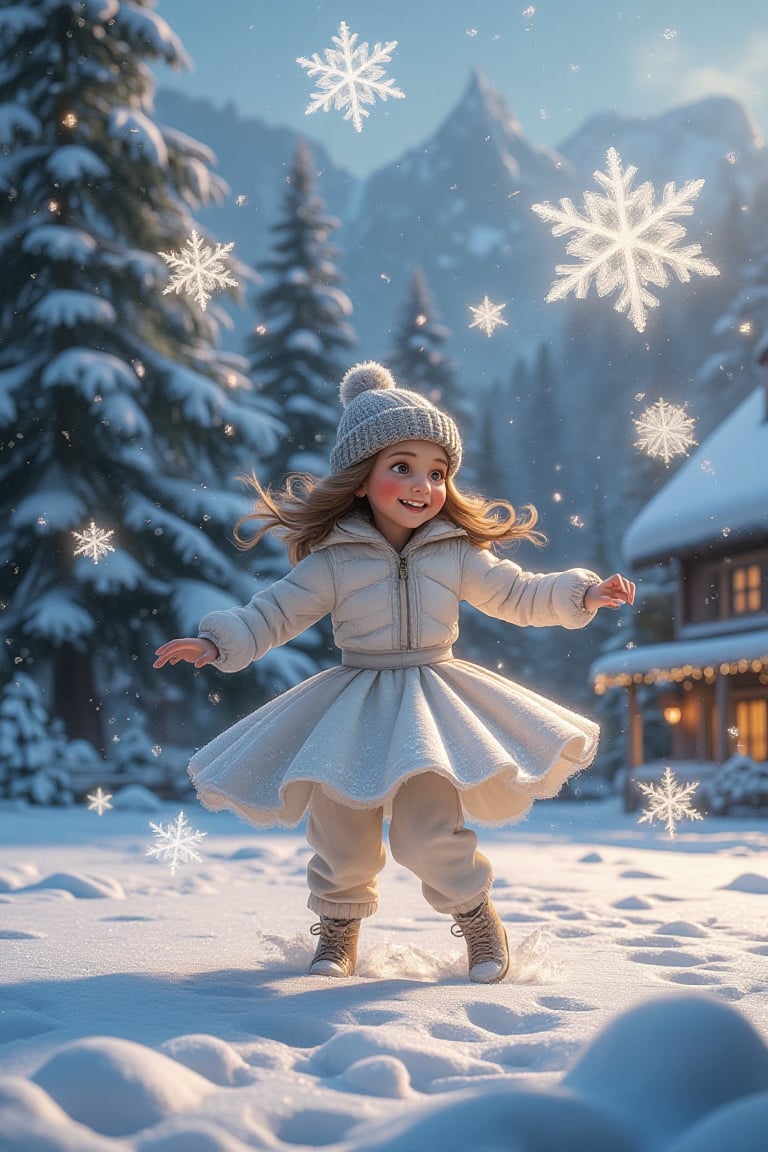 1st snow | image created by oliver | Tensor.Art