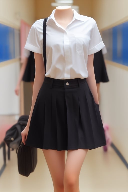 Headless school girl | image created by user_723389376159049823 ...