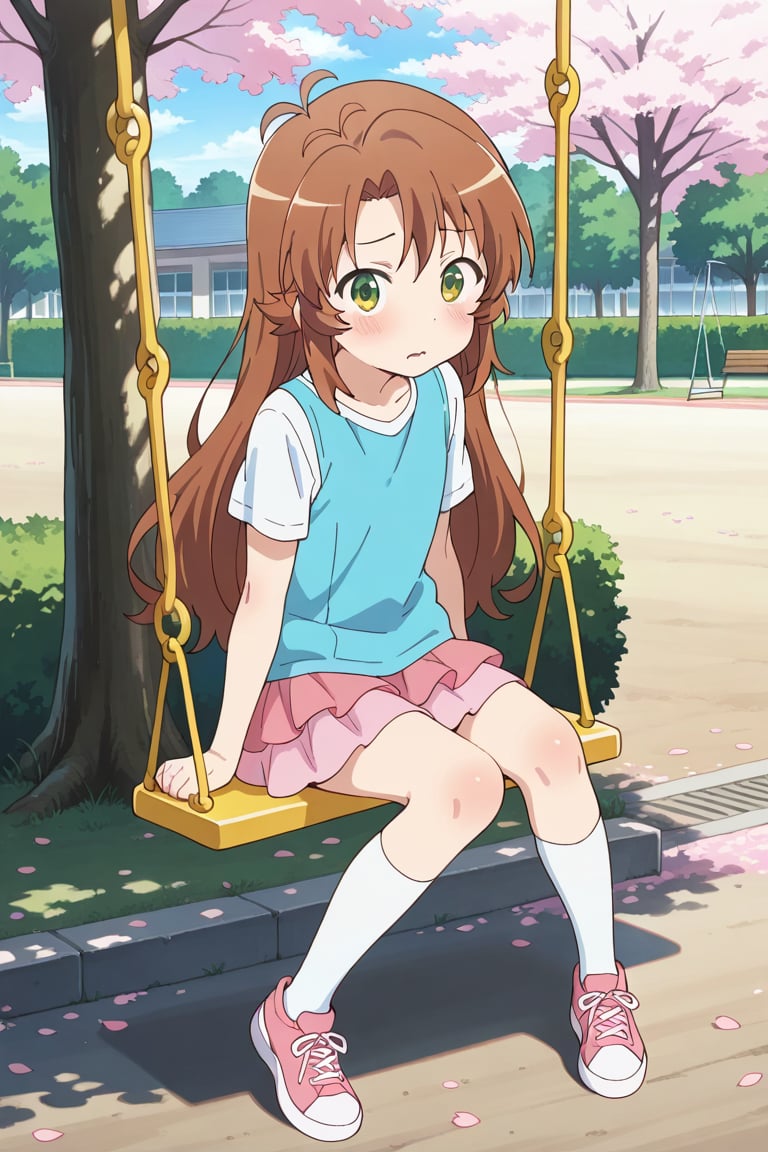 Komari Koshigaya, Non Non Biyo | image created by Anime Love | Tensor.Art
