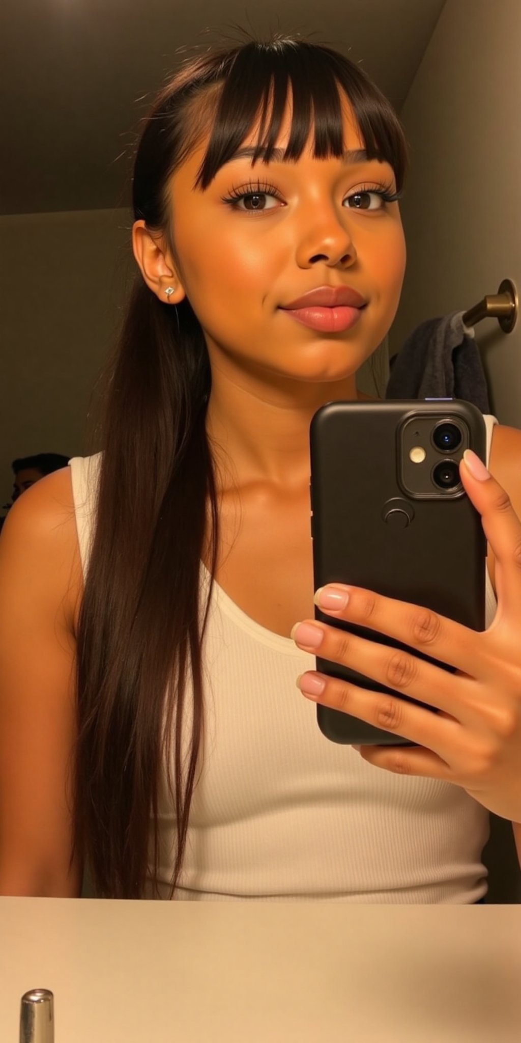 Mickie in Makeup | image created by A. Iris | Tensor.Art