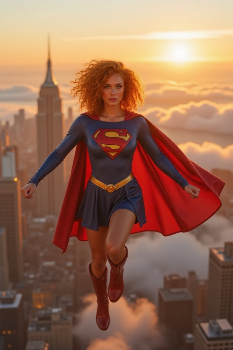 Super-Girl Cynnie | image created by A. Iris | Tensor.Art