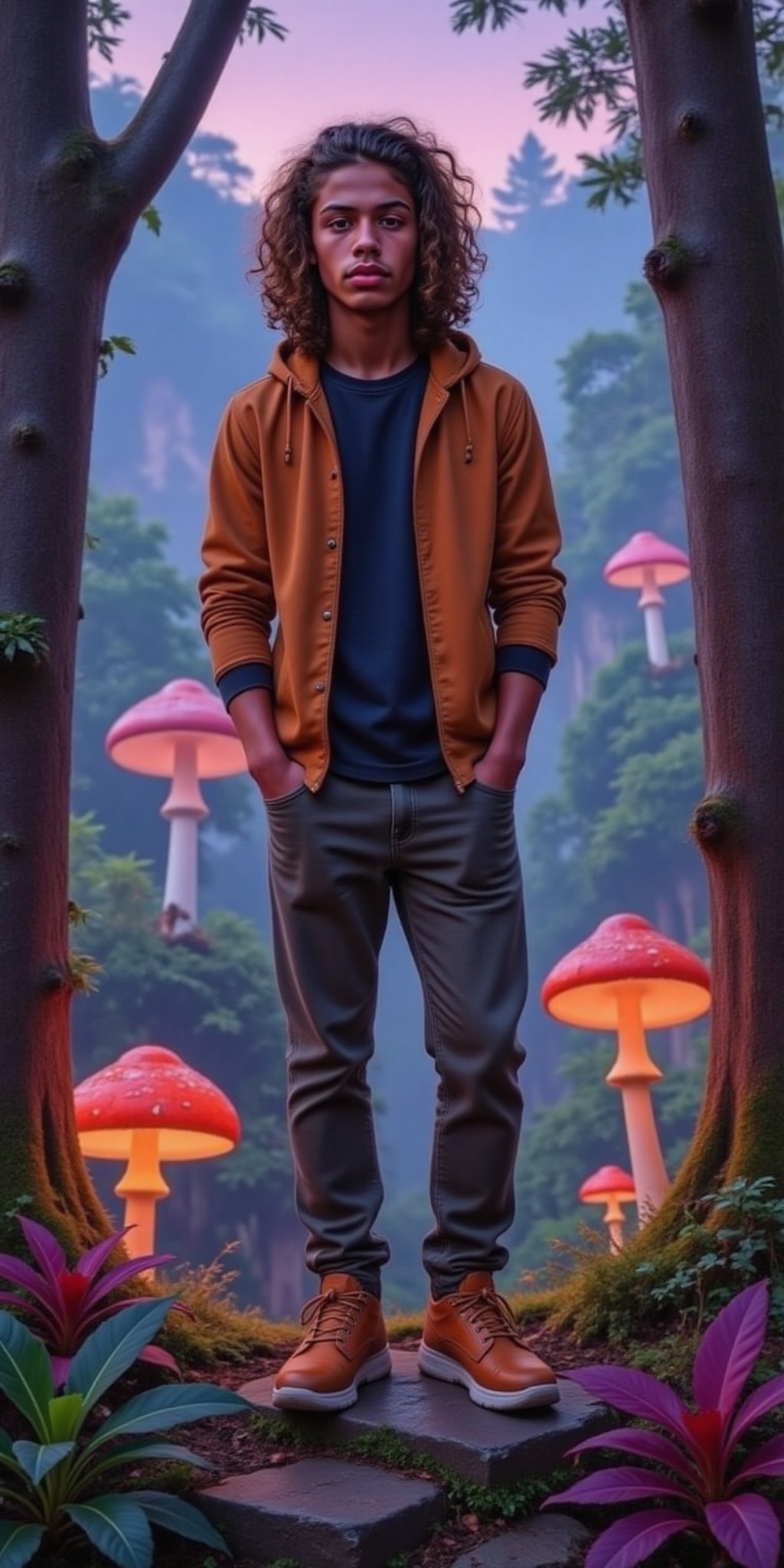 Mushroom Forest A | image created by A. Iris | Tensor.Art
