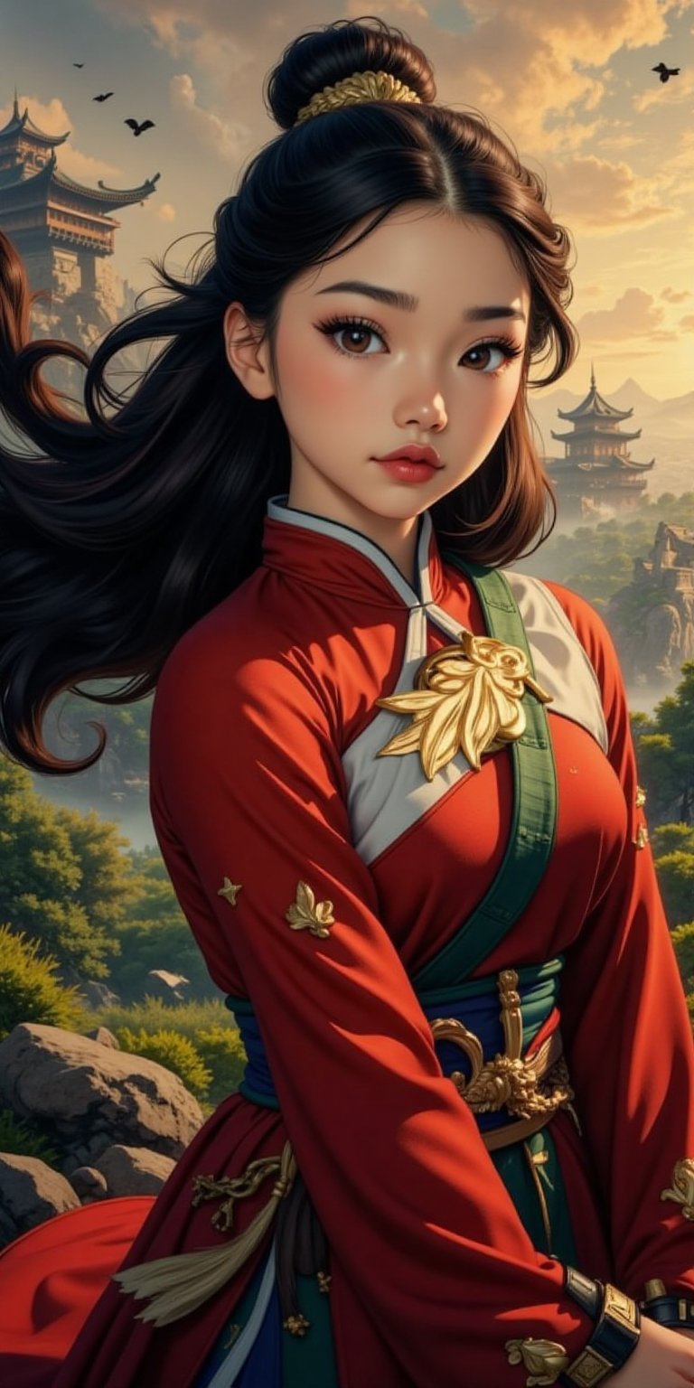 Leftover Mulan | image created by A. Iris | Tensor.Art