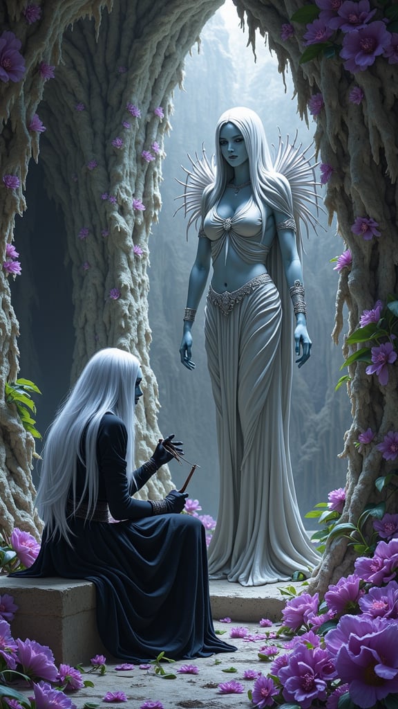 The Artistry of the Drow | image created by Jay Zen | Tensor.Art