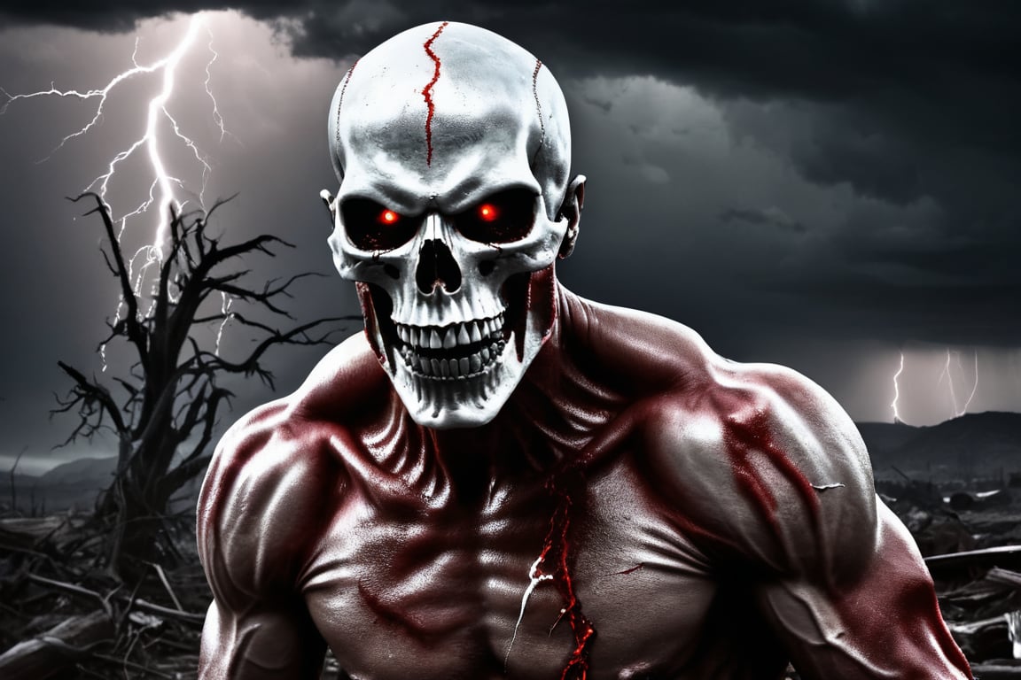 Crimsonos, a mighty demon | image created by Tom | Tensor.Art