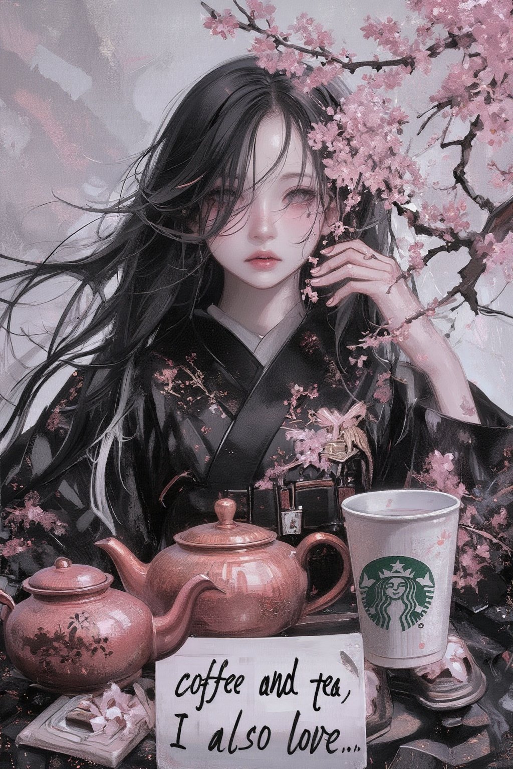 Coffee☕️ ＆ tea🫖, I also love | image created by Yuokid | Tensor.Art