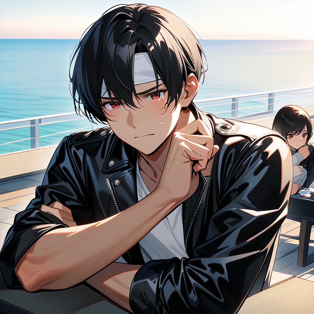 KUSANAGI shedding tears on the | image created by KUSANAGI | Tensor.Art