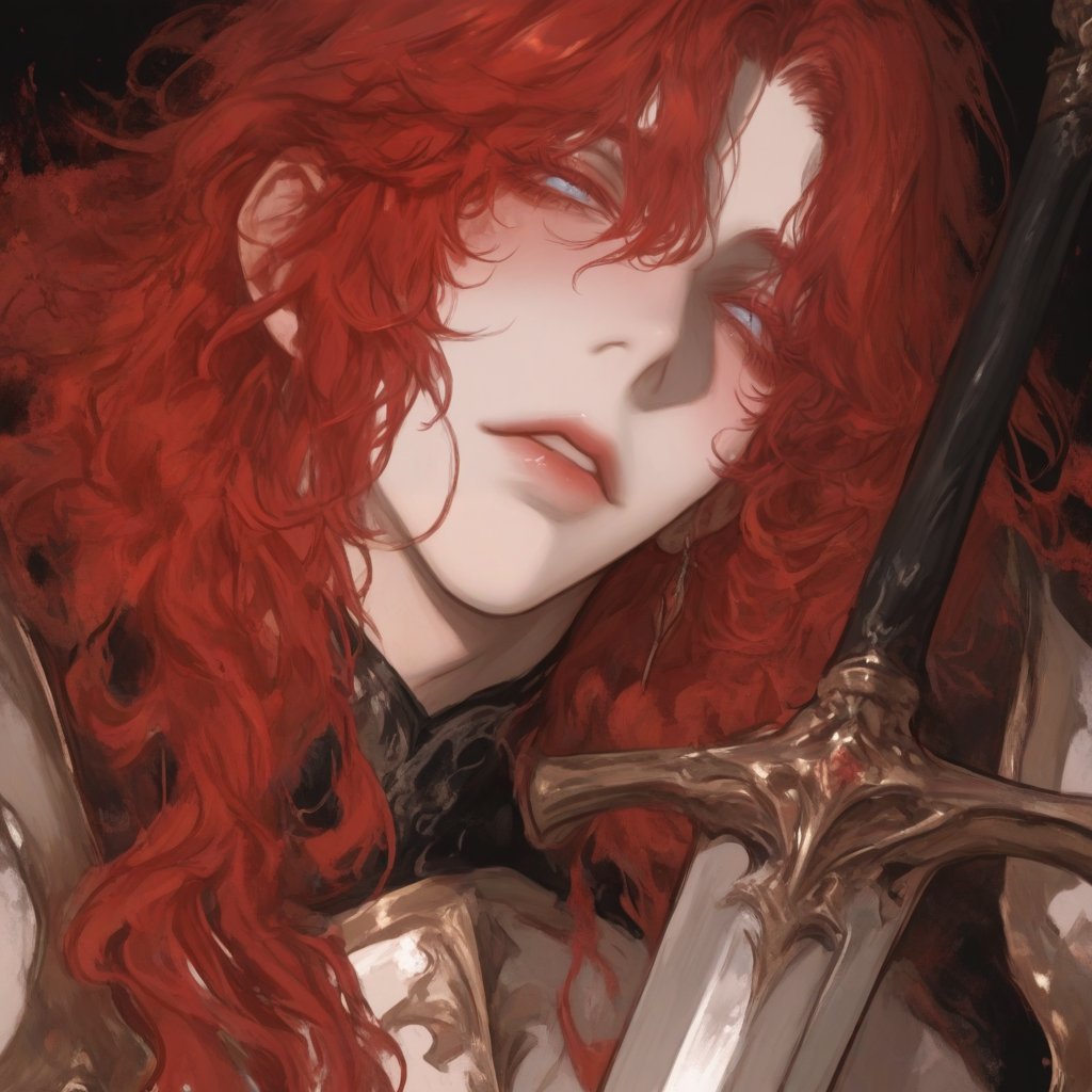 Test - red knight | image created by PinkCotton 🎐 | Tensor.Art