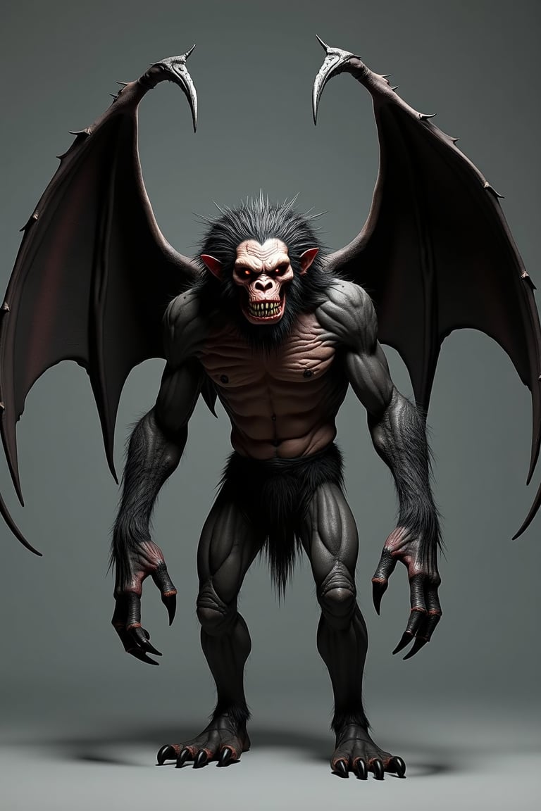 Winged ape fig 01 | image created by Lezard1989 | Tensor.Art
