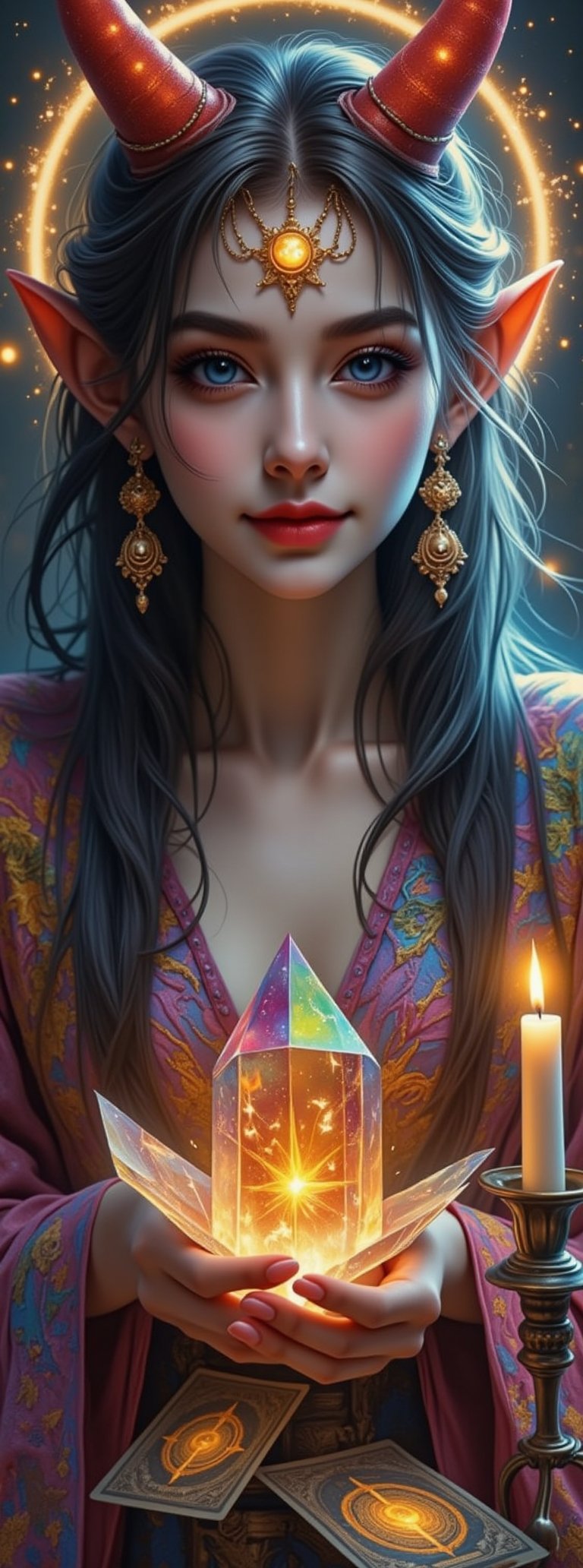 12 女惡魔占星師 | image created by Joanna Dhu | Tensor.Art