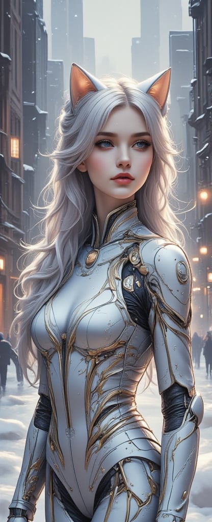 3 張 美麗的貓女機器人 | image created by Joanna Dhu | Tensor.Art