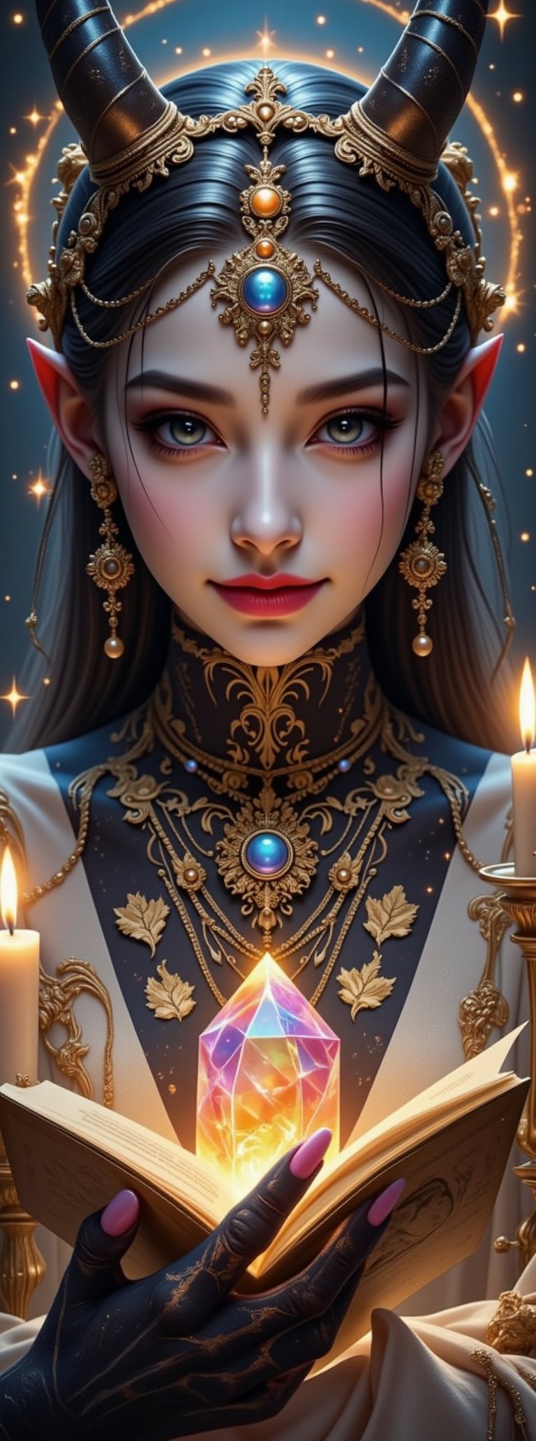12 女惡魔占星師 | image created by Joanna Dhu | Tensor.Art