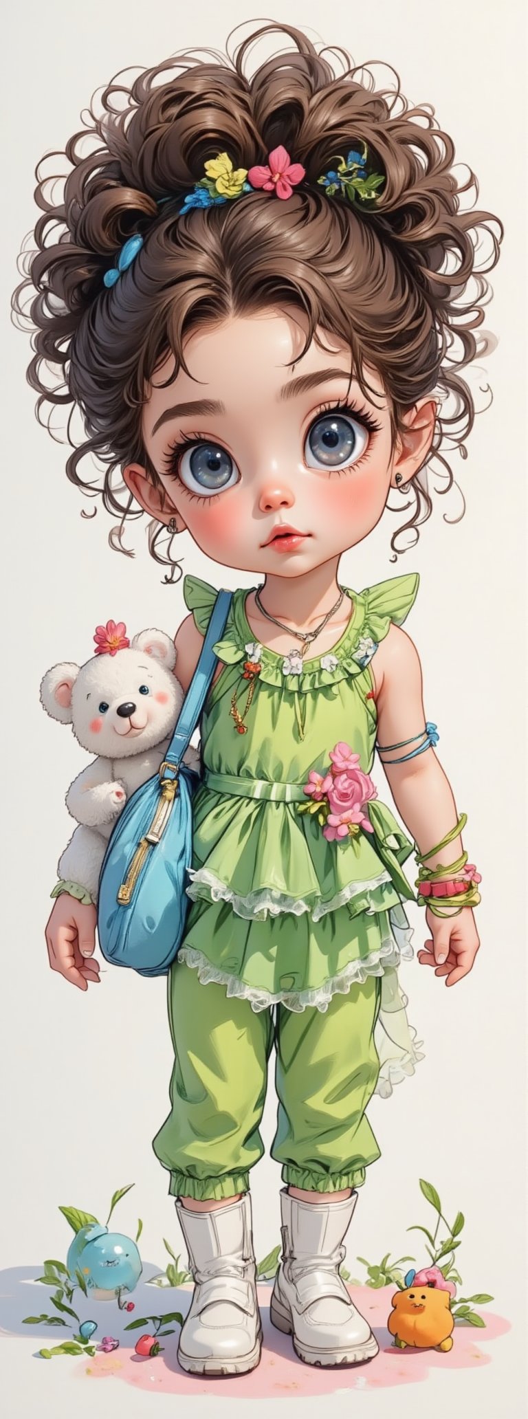 8 張可愛小少女 | image created by Joanna Dhu | Tensor.Art