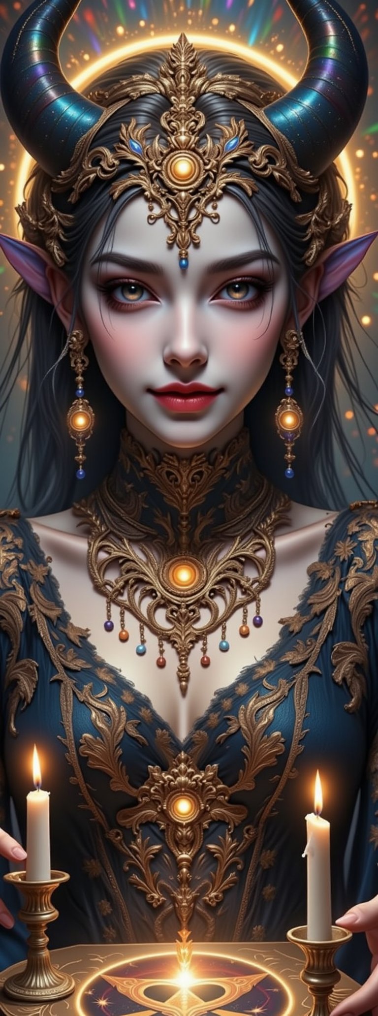 12 張 美女惡魔占星師 | image created by Joanna Dhu | Tensor.Art