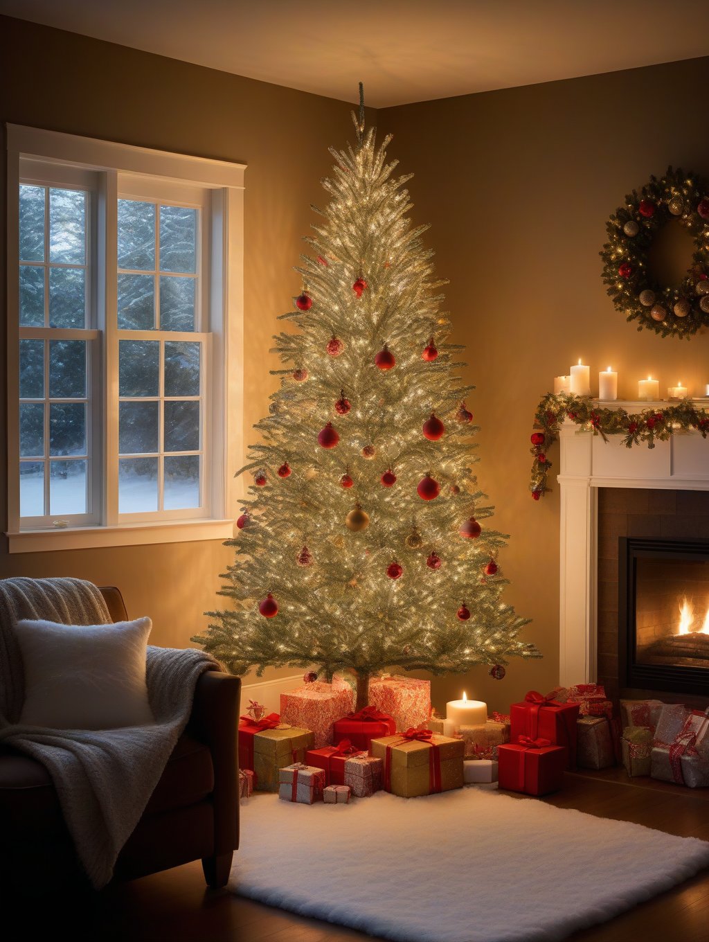 A majestic Christmas tree stan | image created by The_Thnikkaman ...