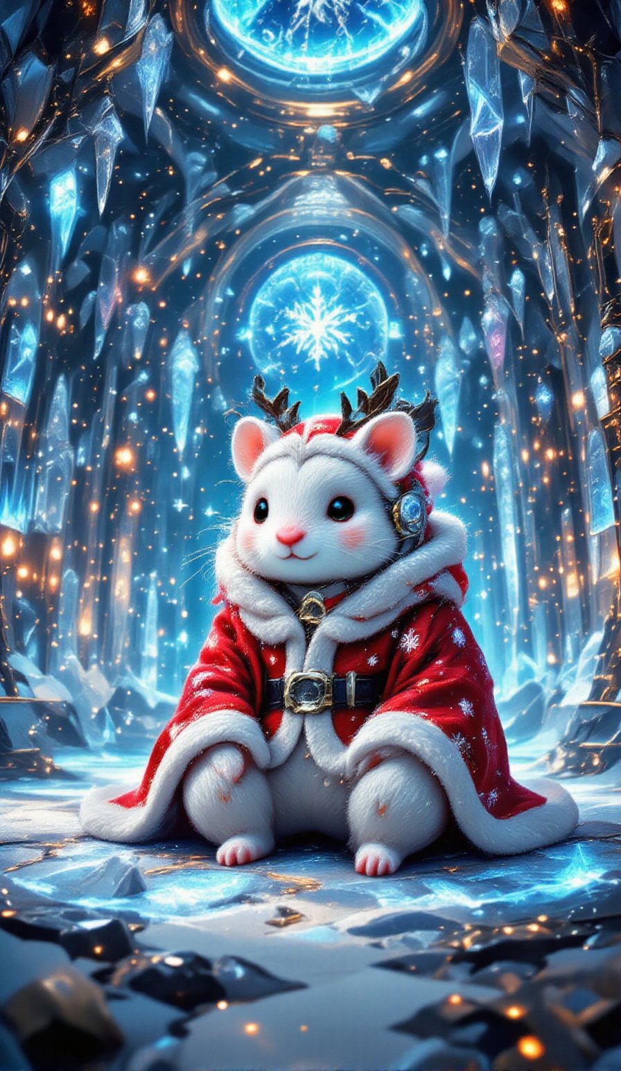 @spinat Cute Santa hamster bos | image created by DARK SLIKE | Tensor.Art