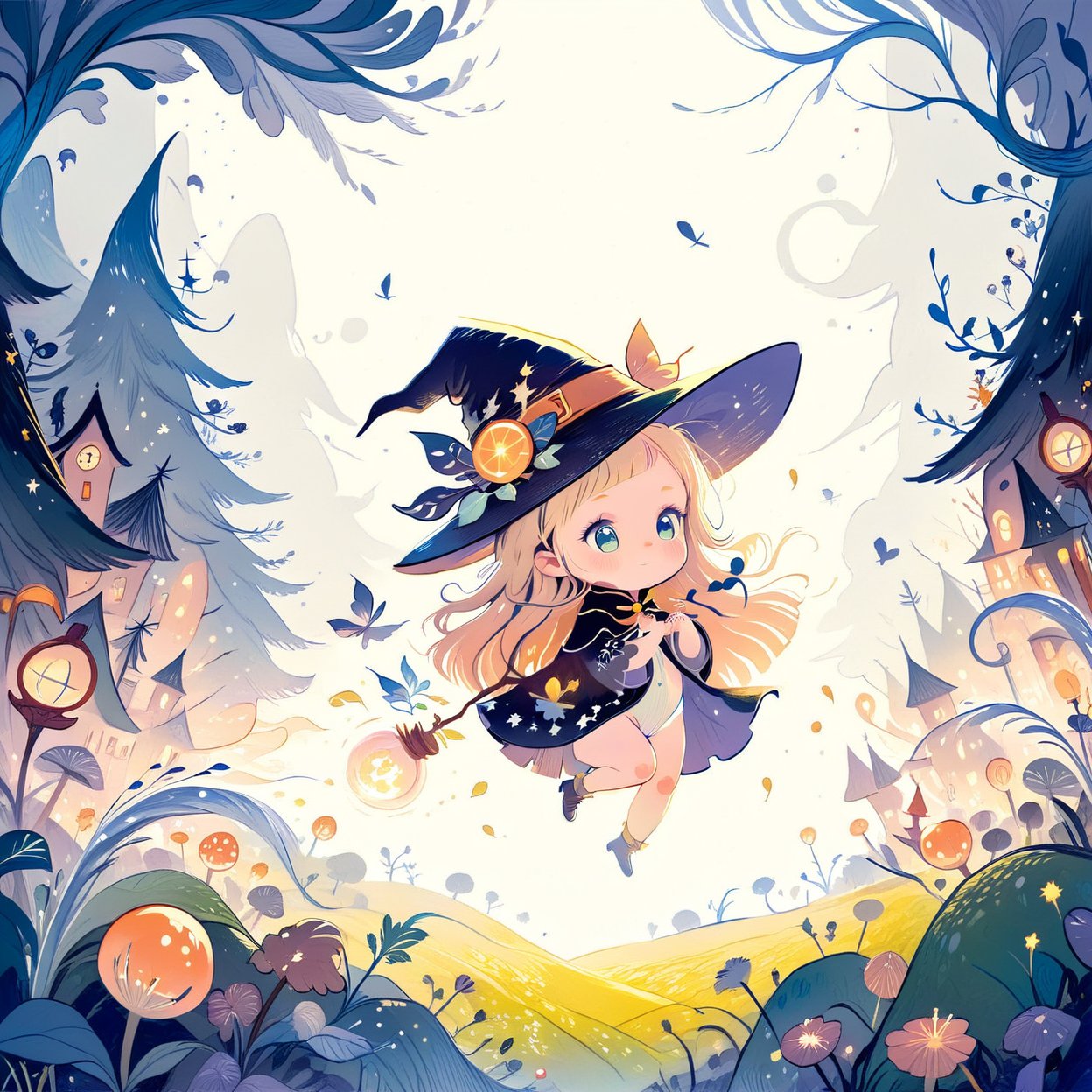 baby witch,fantasy world,Child | image created by bracket tentative ...