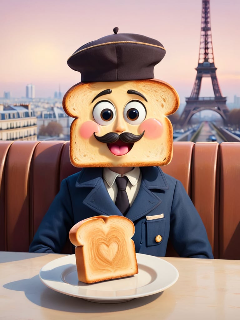 Thursday Wordplay French Toast | image created by Moonarch9306 | Tensor.Art