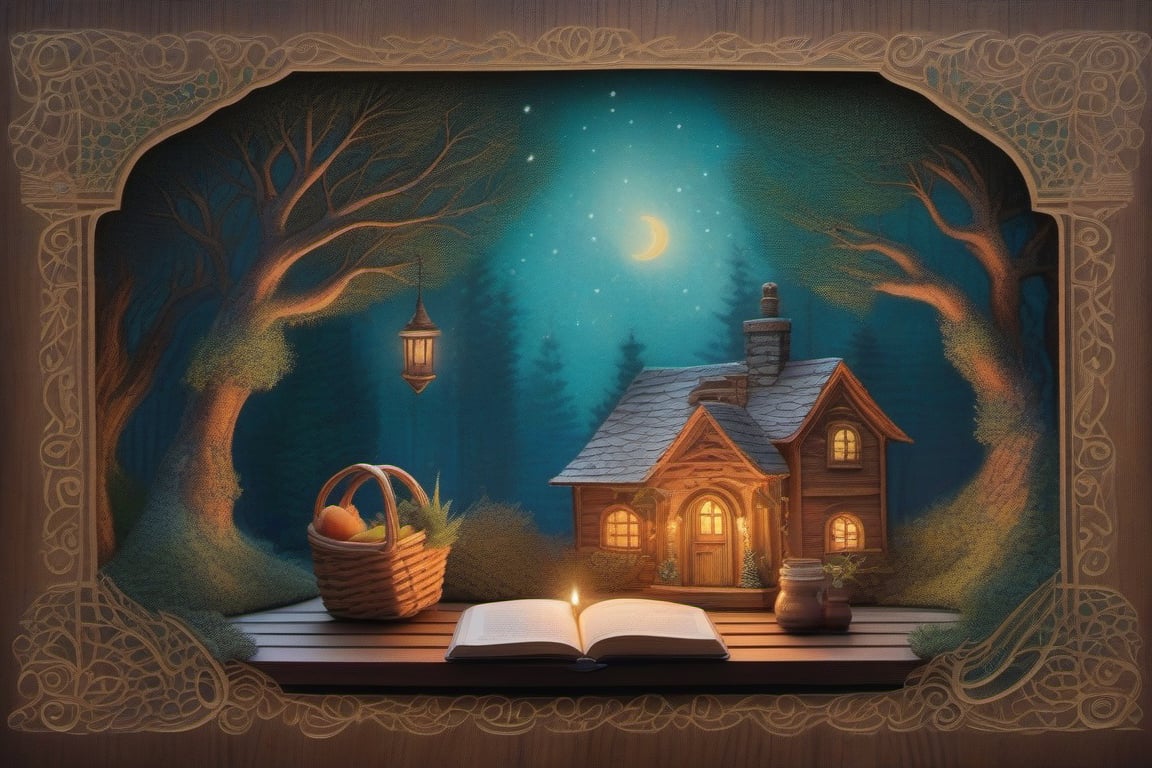 Create a cozy Cottagecore bake | image created by yaiwrk | Tensor.Art