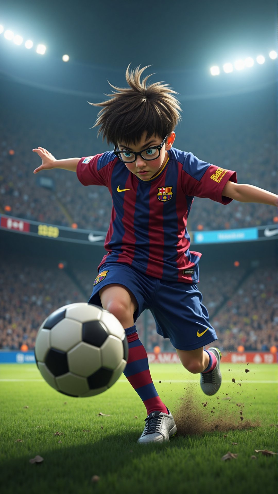 Conan signs with FC Barcelona | image created by VINOVA | Tensor.Art