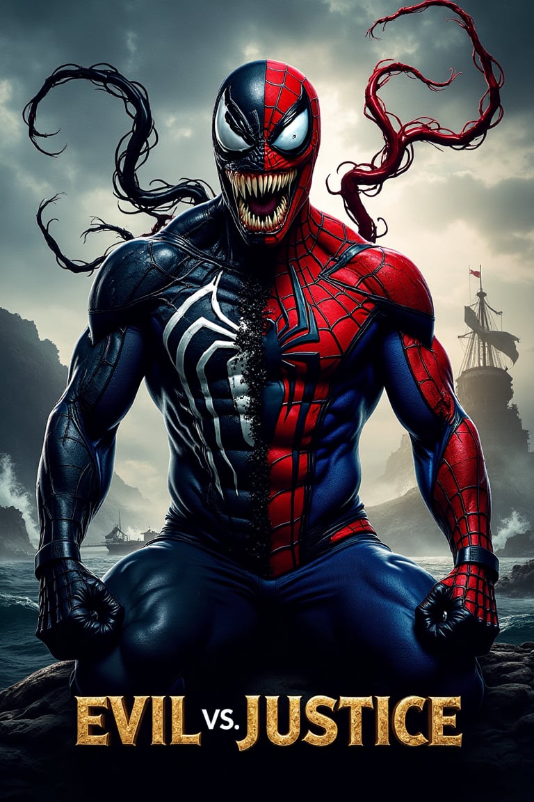 venom from spiderman | image created by VINOVA | Tensor.Art