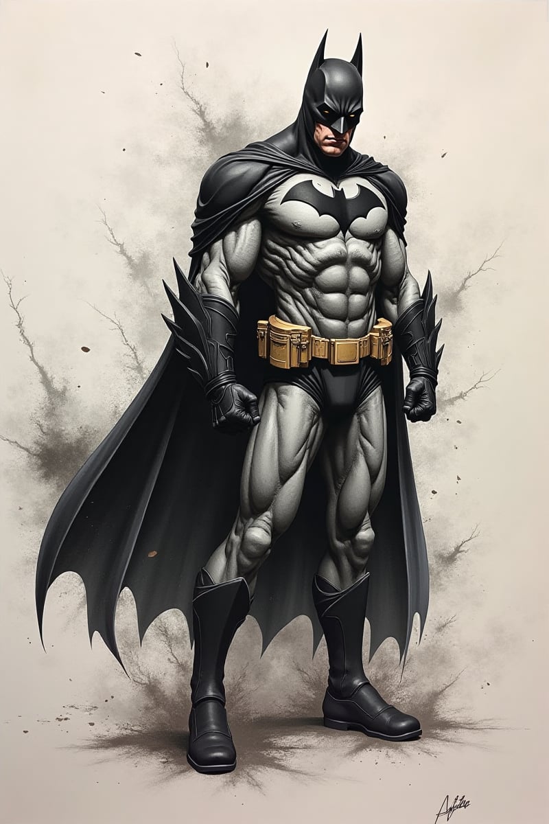 sweet batman ink | image created by | Tensor.Art