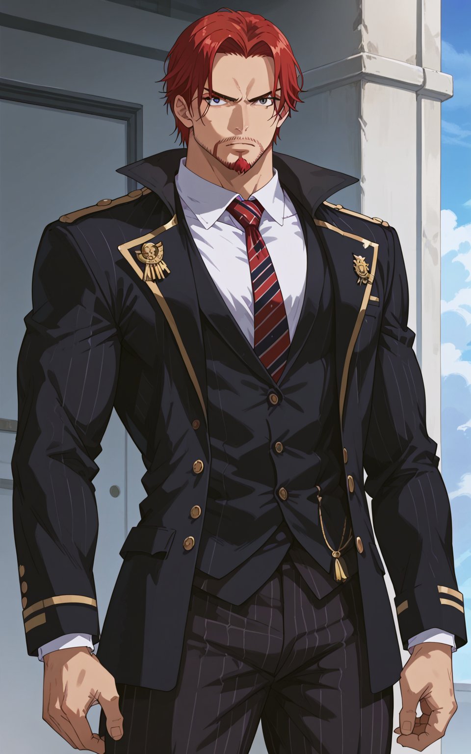 Shanks from One Piece | image created by Digs332 | Tensor.Art