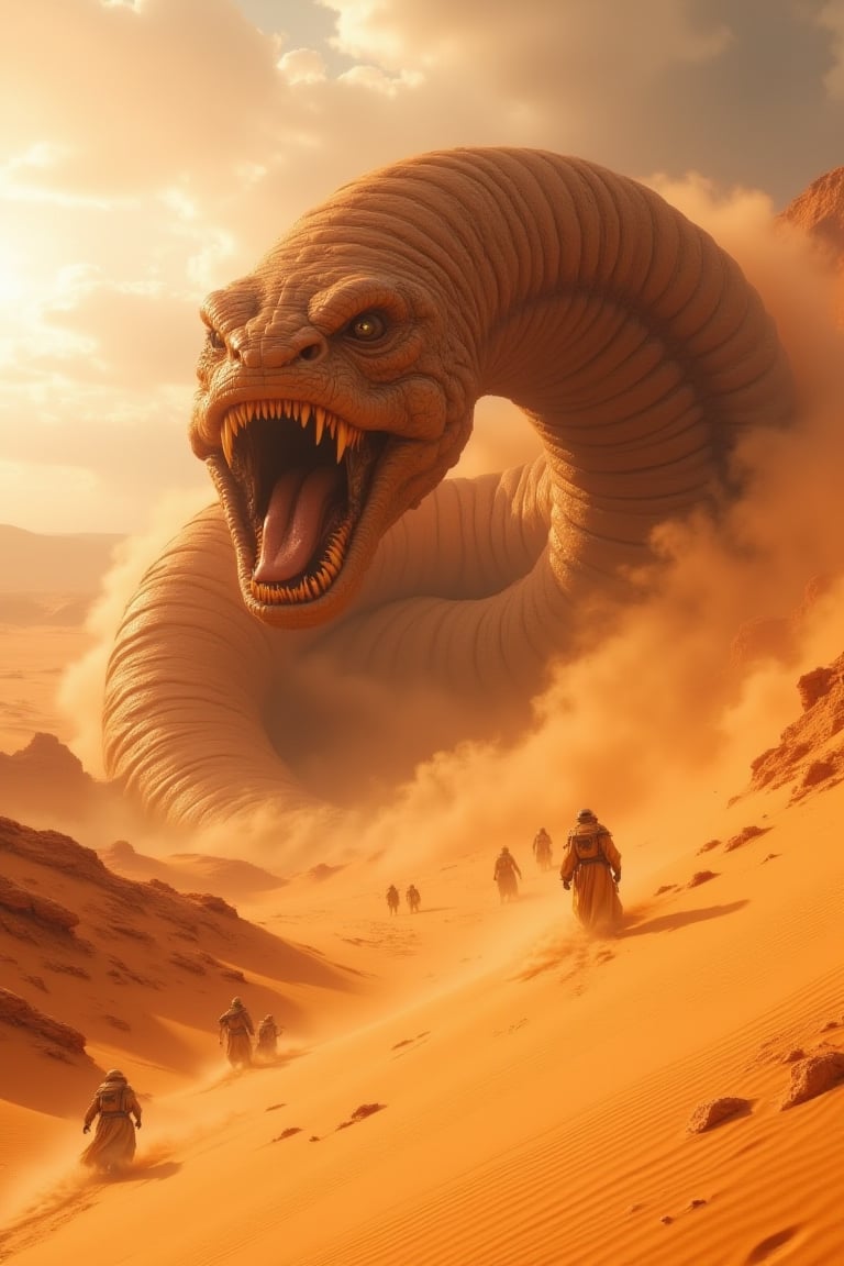 desert monsters emerging from | image created by TinaNairiaShim ...